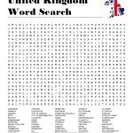 United Kingdom Word Search - Free Printable - AllFreePrintable.com